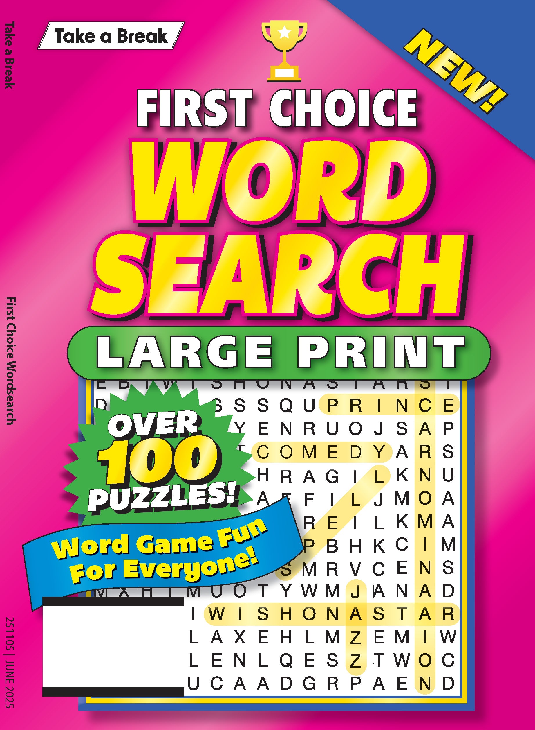 Take a Break - First Choice Word Search 25.03.07: Large Print, Over 10 ...