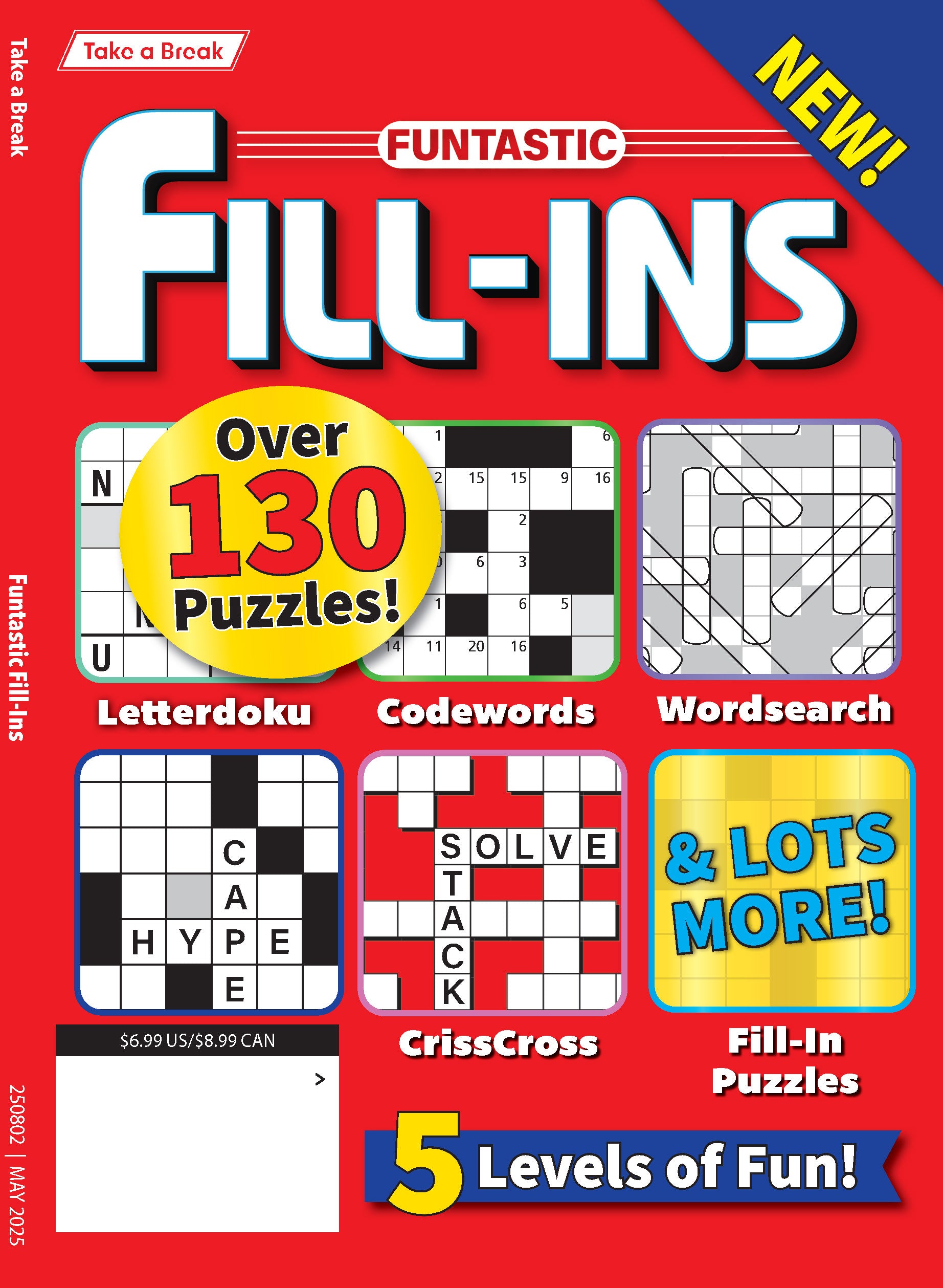 Take a Break - Funtastic Fill In 25.02.14: Over 130 Fill-In Puzzles, 5 ...