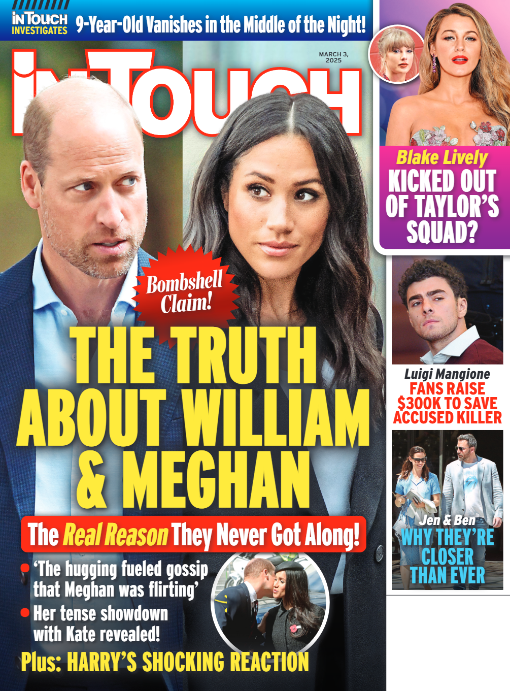 In Touch - 03.03.25:Truth About William & Meghan, Blake Lively Kicked ...