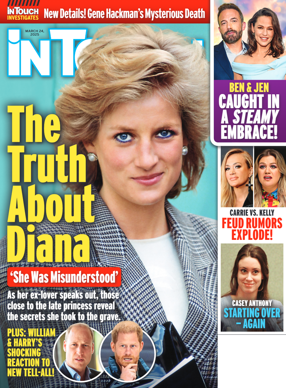 In Touch - 03.24.25: The Truth About Princess Diana, Jennifer Garner ...