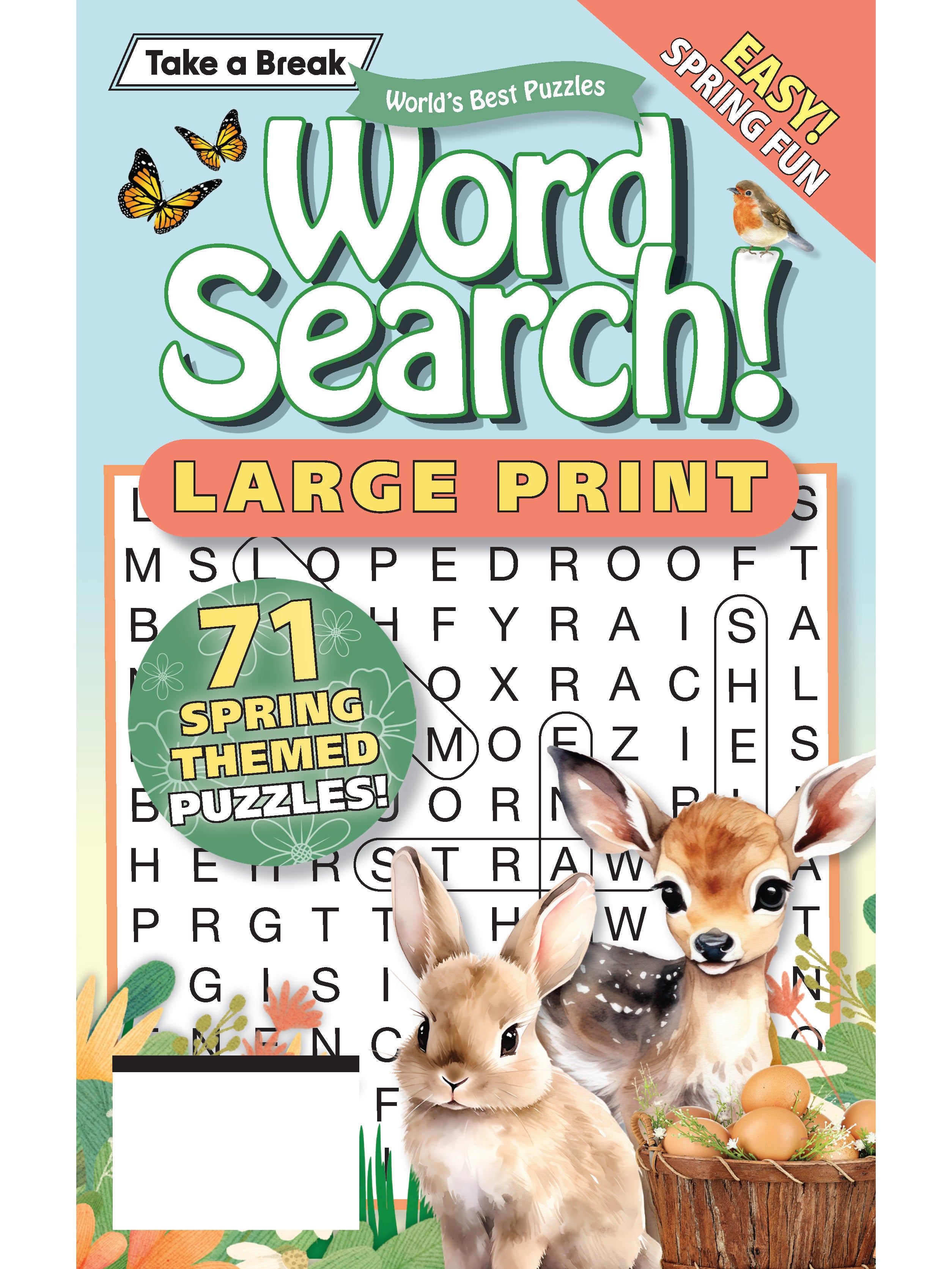World's Best Puzzle- Word Search 25.01.21: Large Print, 71 Spring Them ...