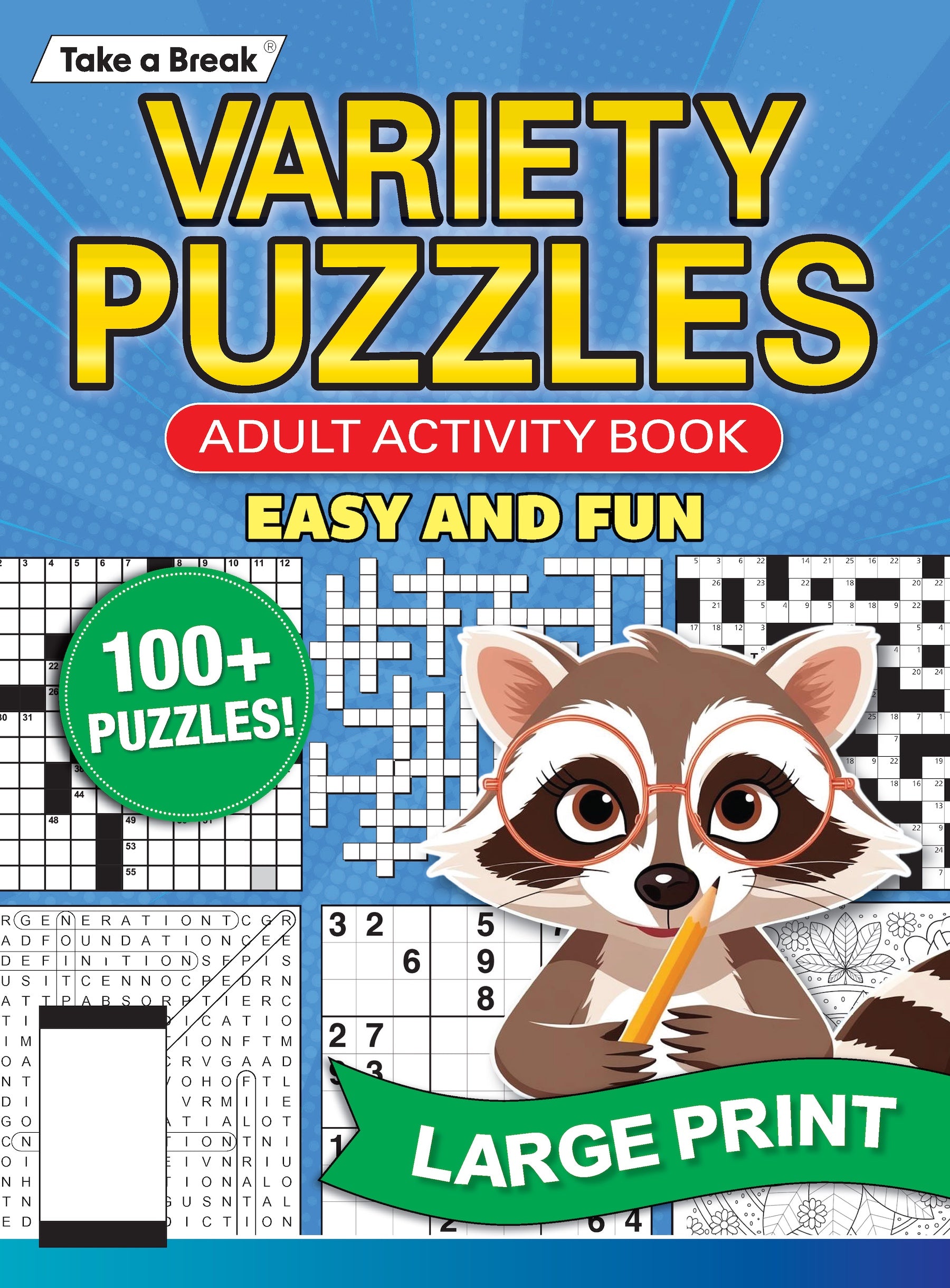 Variety Puzzles - 25.03.28: Adult Activity Book, Easy and Fun, Over 10 ...