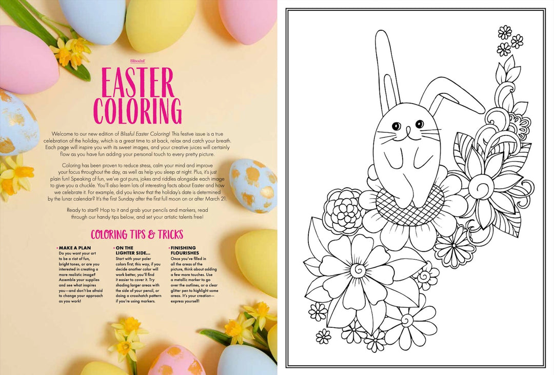 kids easter coloring book